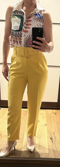 Zute pantalone Zara