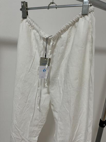 Primark bele lanene pantalone S