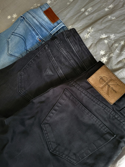 Calvin Klein, Guess, Hilfiger pantalone