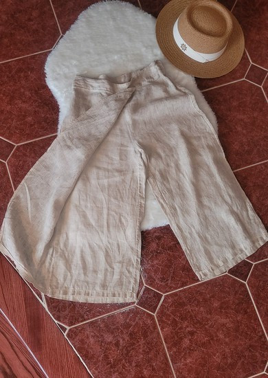 BLEIFREI lanene pantalone