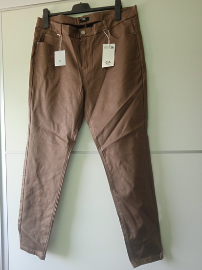 C&A bakarne pantalone 46 ETIKETA