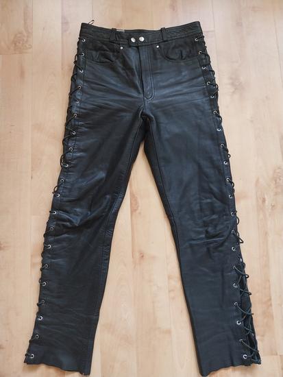 Kožne pantalone, prava koža xs-s