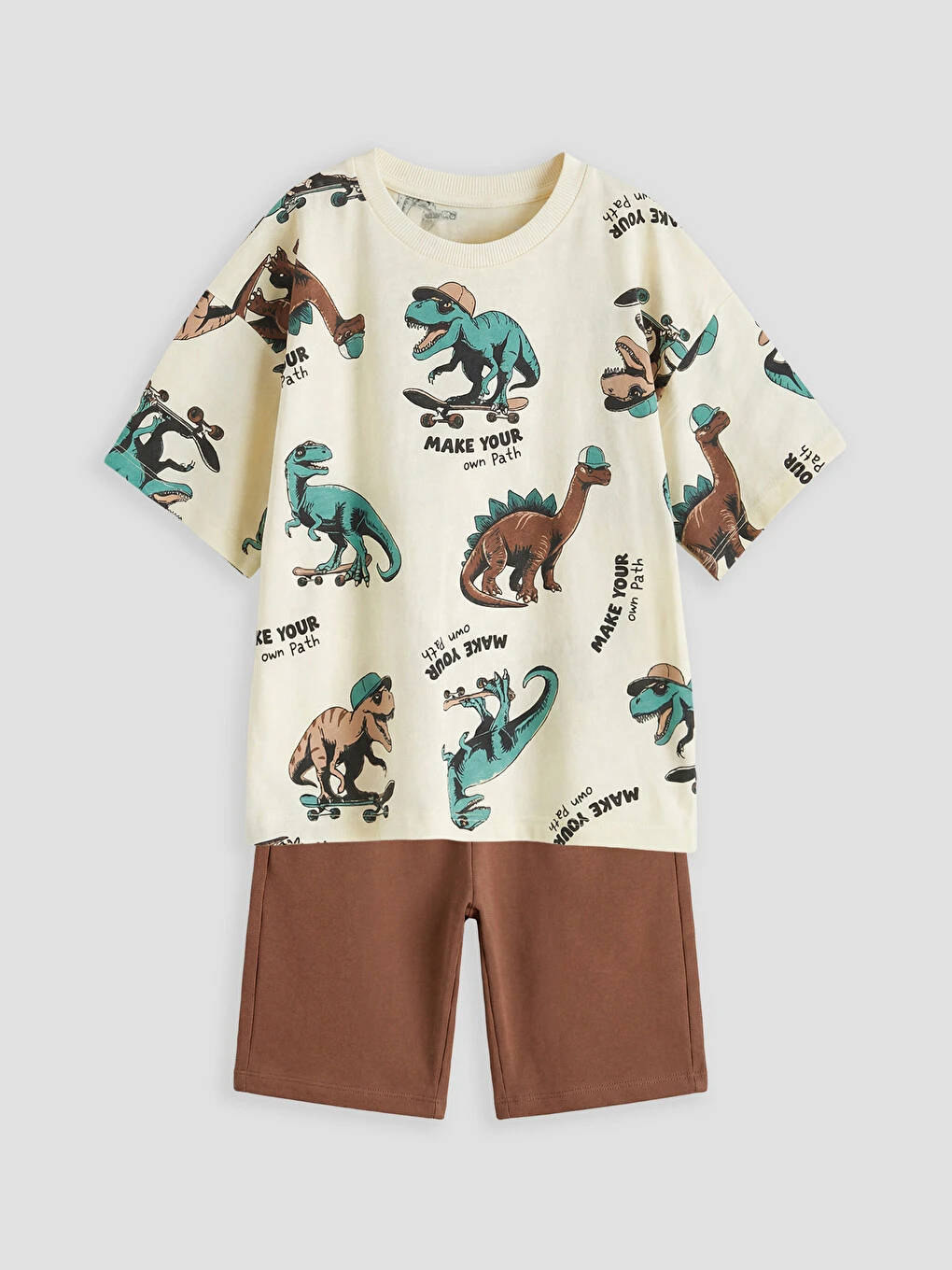 LCW Kids Štampani Dečiji T-shirt I Šorts