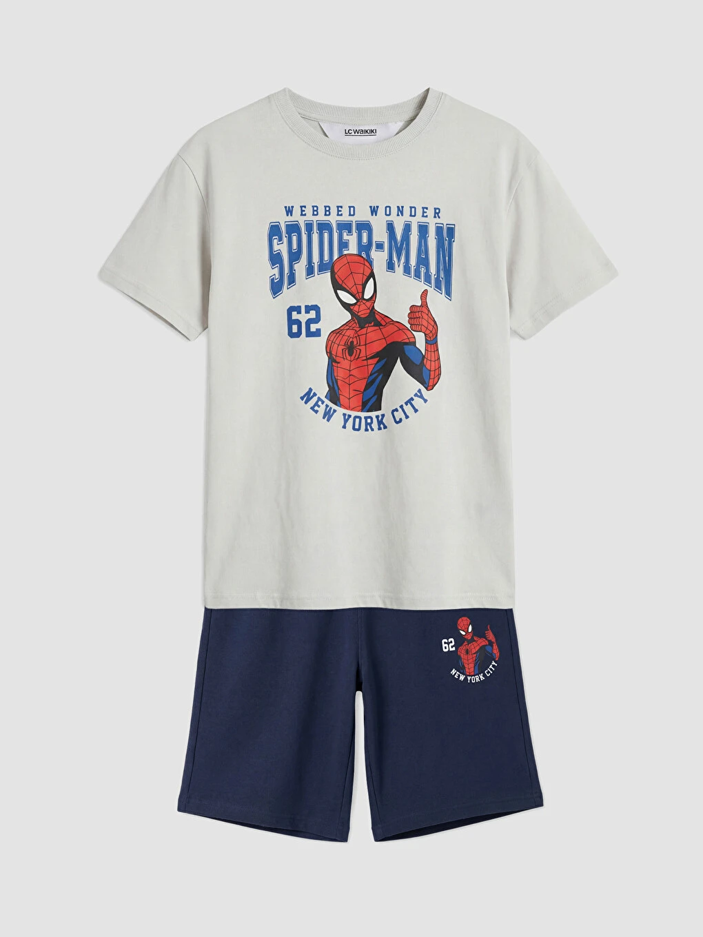 LCW Kids Komplet Šortseva Za Dečake Sa Spider-man Printom