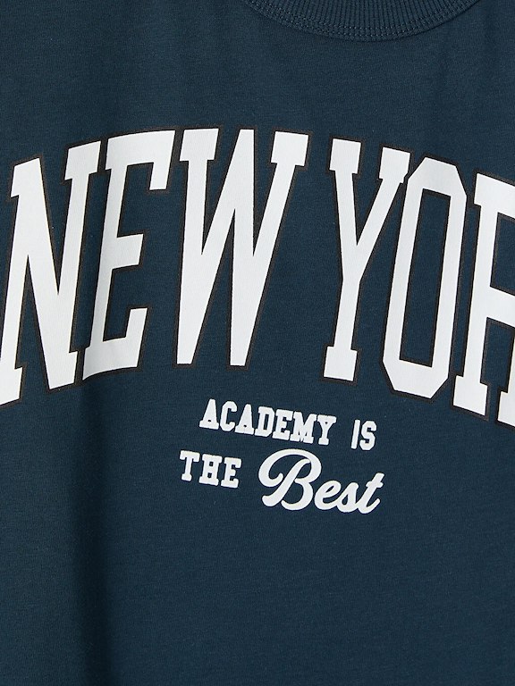 LCW Kids Majica Bez Rukava Sa Okruglim Izrezom New York Za Dečake Sa Štampom