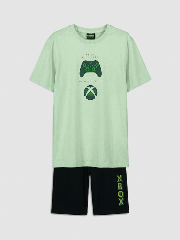 LCW Kids Xbox Štampani Dečiji Kratki Pidžama Komplet
