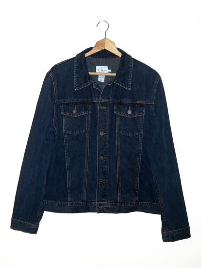 Vintage Calvin Klein indigo teksas jakna