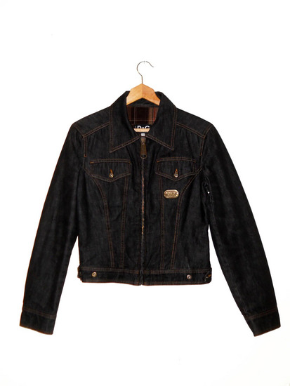 Vintage Dolce & Gabbana buckle teksas jakna