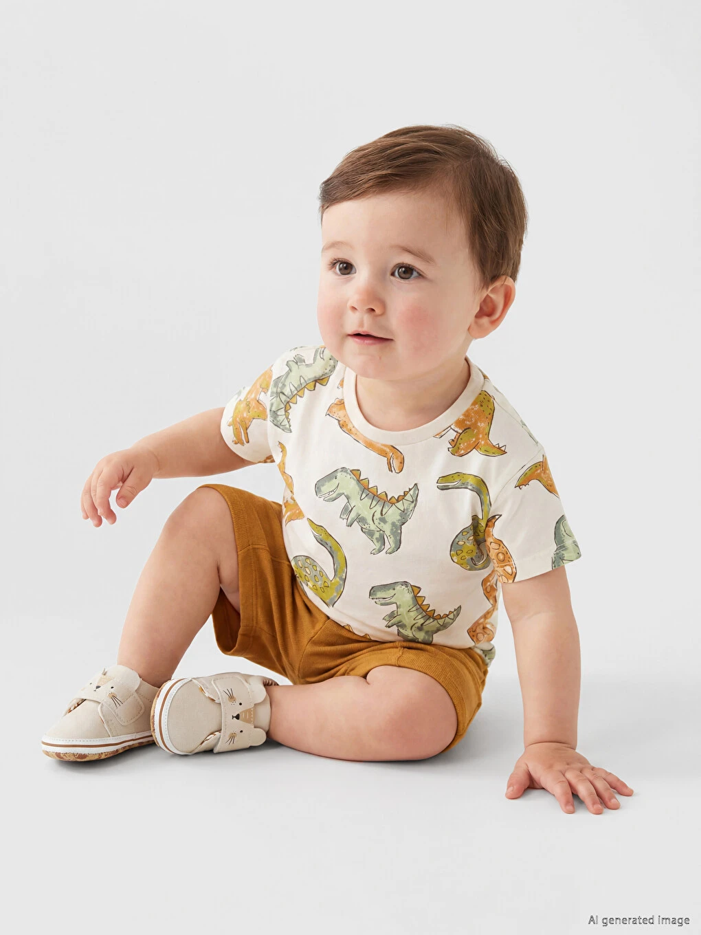 LCW baby Komplet Za Bebu Dečaka Sa Dinosaurus Printom