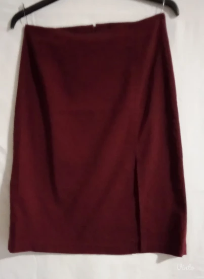 Bordo suknja sa elastinom