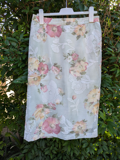 Vintage suknja pastelnih boja