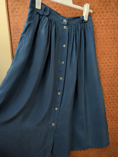 Vintage indigo plava suknja