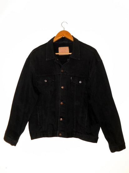 Vintage Levi’s crna teksas jakna