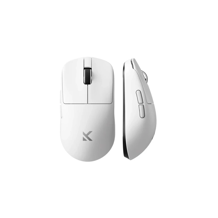Bežični gaming miš MCHOSE L7 Ultra Plus White /PAW3395/8Hz pooling/Kalih Optical