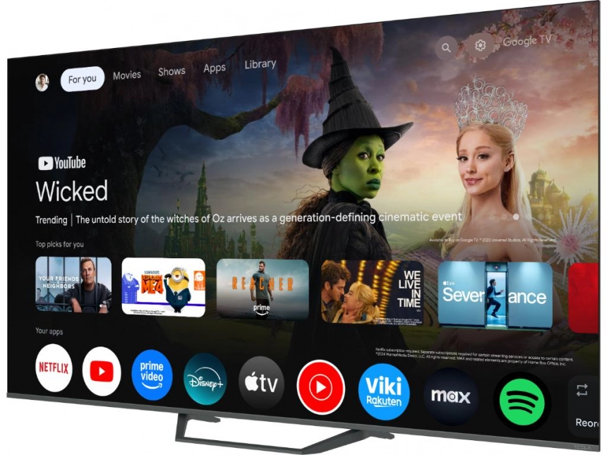 Televizor Tesla Q75E655GUS Smart, 4K UHD, 75"(190 cm), DVB-T/T2/C/S/S2