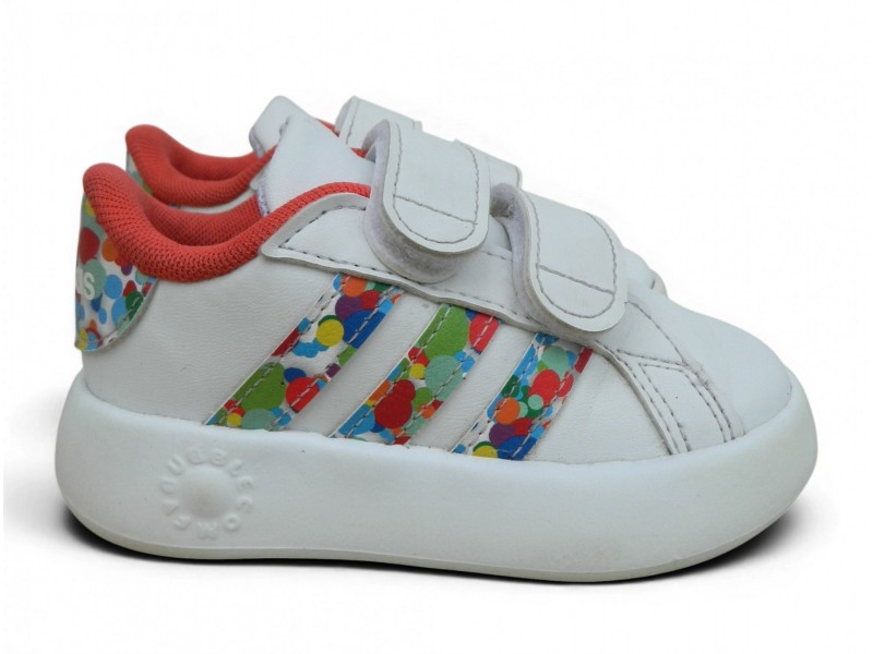 Adidas Grand Court patike za bebe br 21 bele šarene