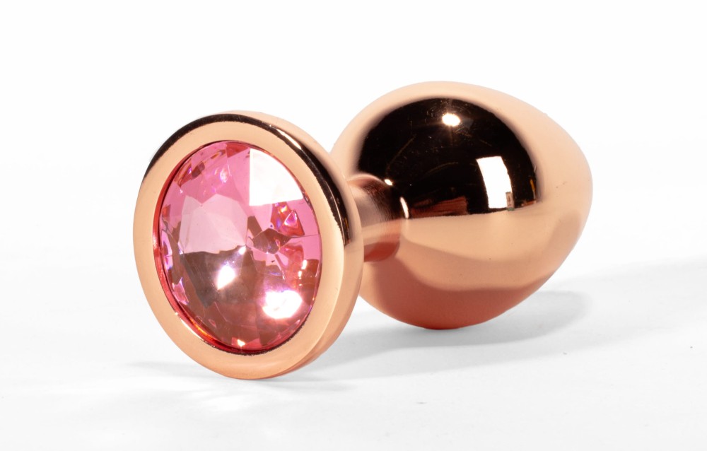 Metal plug pink gold S