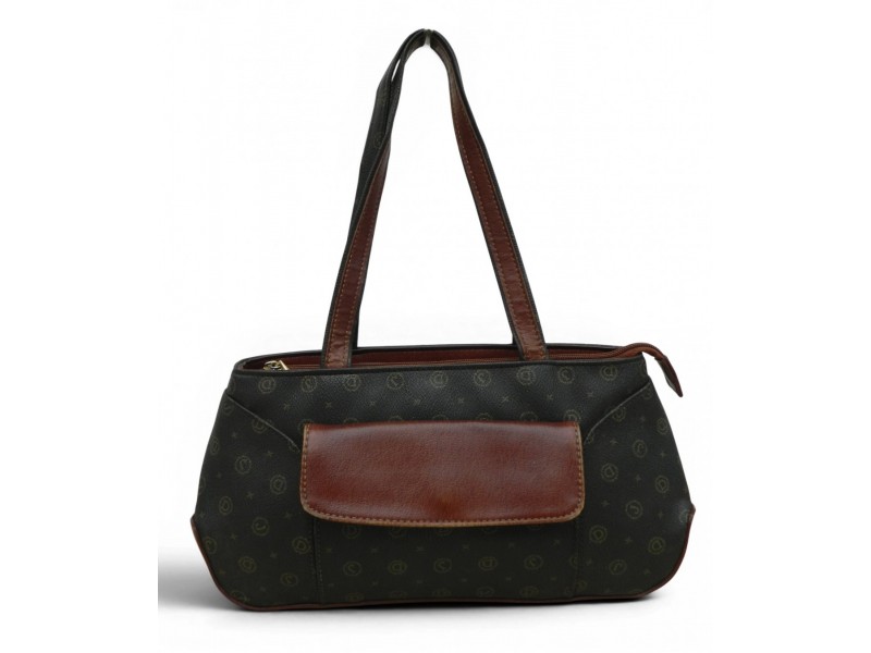 David Jones ženska torba monogram crno braon