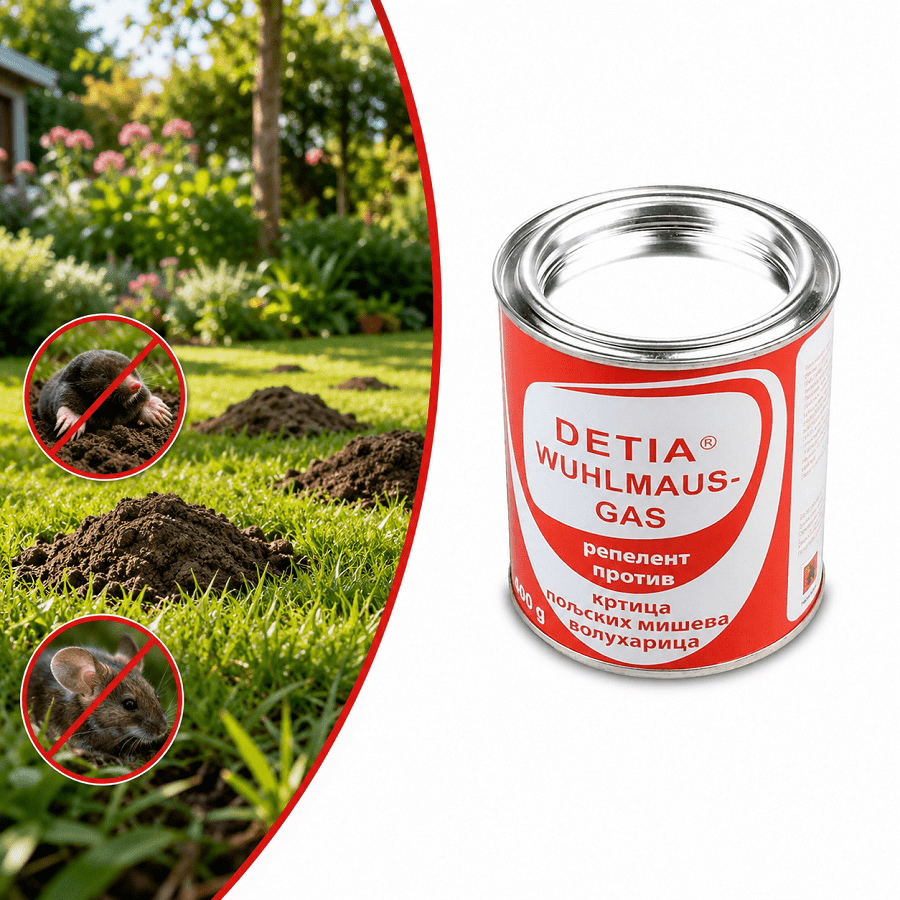 Detia Wuhlmausgas granule za krtice 0.5kg
