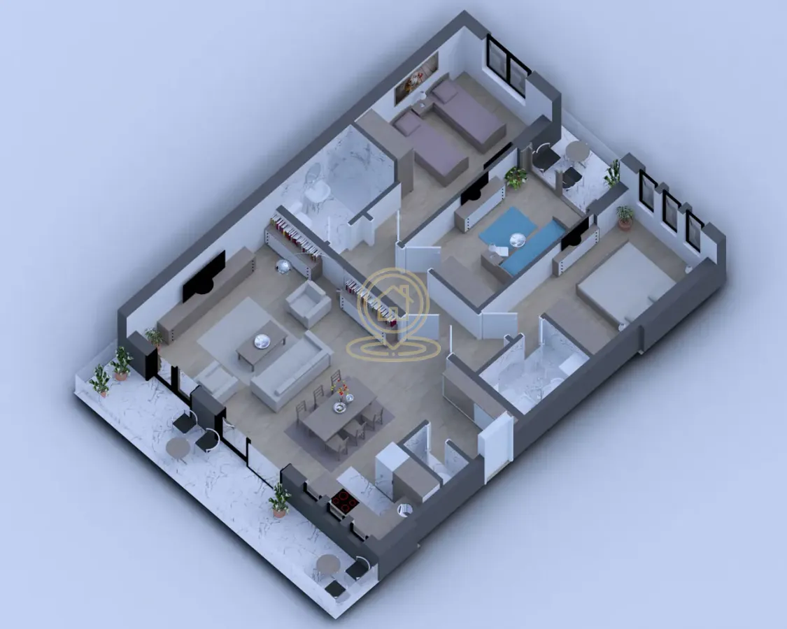 Prodaja, četvorosoban stan, 102m², Centar, Vrnjačka Banja