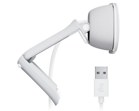 LOGITECH Brio 100 Full HD Webcam - Off-White