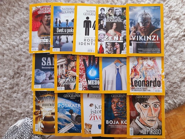National Geographic (Nacionalna geografija) 38 brojeva