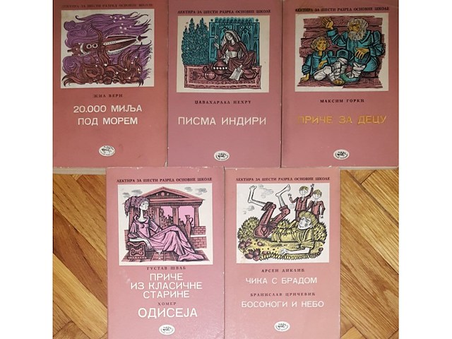 Lektire Za VI Razred Osnovne Škole LOT