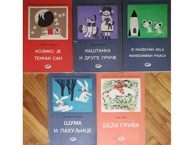 Lektire Za II,III i IV Razred Osnovne Škole LOT