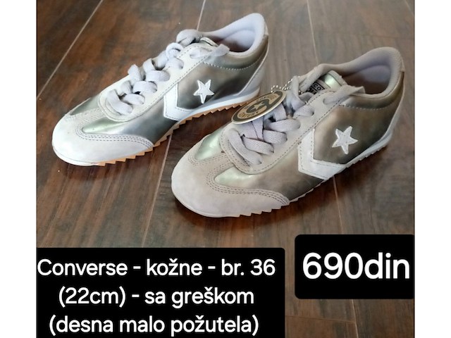 Converse patike kožne sive br. 36 - NOVO, sa greškom