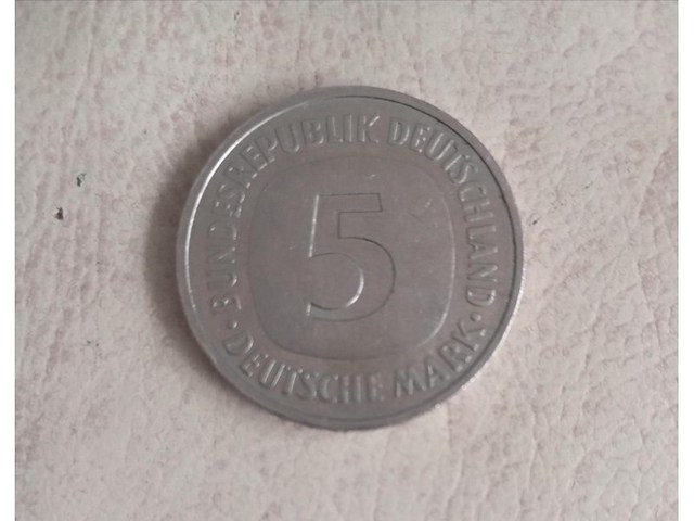 5 Deutsche Mark - 5 Maraka ( 1989 )