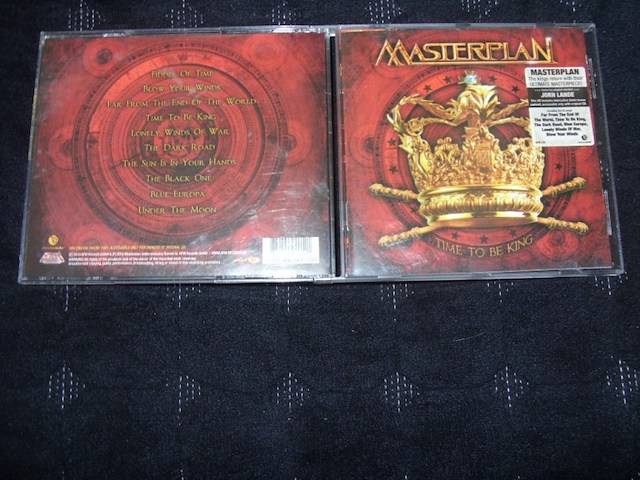 Masterplan – Time To Be King CD Enhanced Germany 2010.