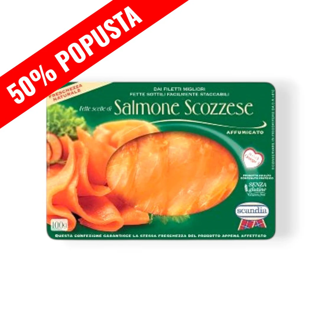 DIMLJENI ŠKOTSKI LOSOS SCANDIA 100G