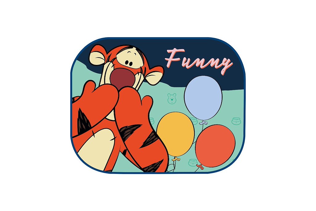 Bočne zavjese 2 kom 44*35cm WINNIE THE POOH    Za decu