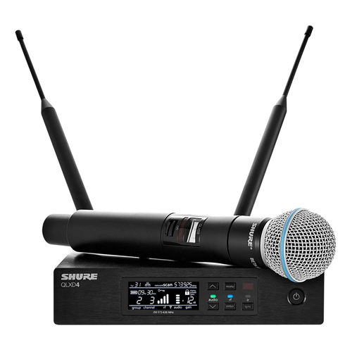 SHURE QLXD24/B58A-G51
Shure QLXD4 + QLXD2/B58A Digitalni Bežični Vokalni Sistem (G51)