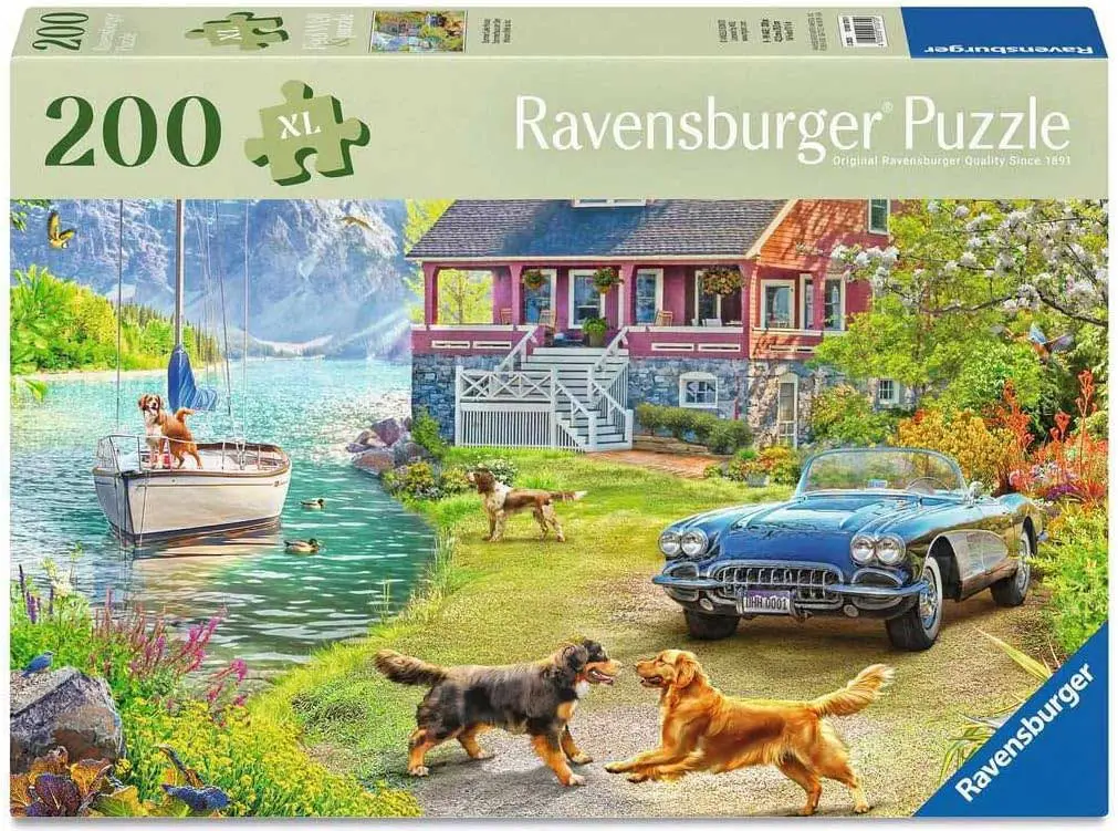 Puzzle za seniore 200 delova Letnjikovac na jezeru Ravensburger Feel Well 12001370
