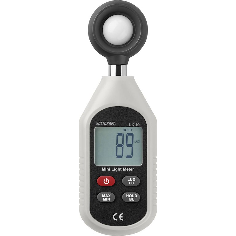 Luksmetar VOLTCRAFT LX-10 0 – 199999lux