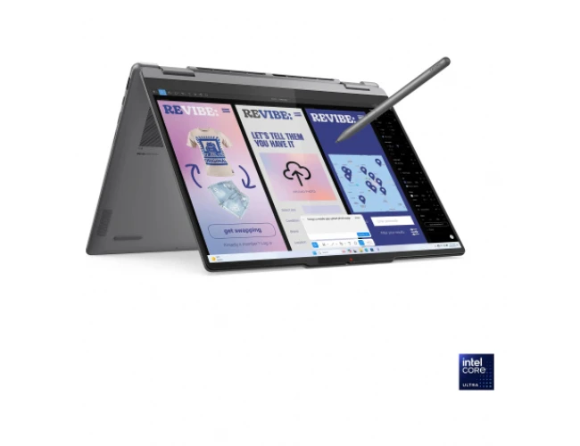 Lenovo Yoga 7 2-in-1 14ILL10 (83JQ00E7YA) 2u1 laptop Intel Core Ultra 5 226V 14" WUXGA OLED Touch 16GB 512GB SSD Intel Arc sivi
