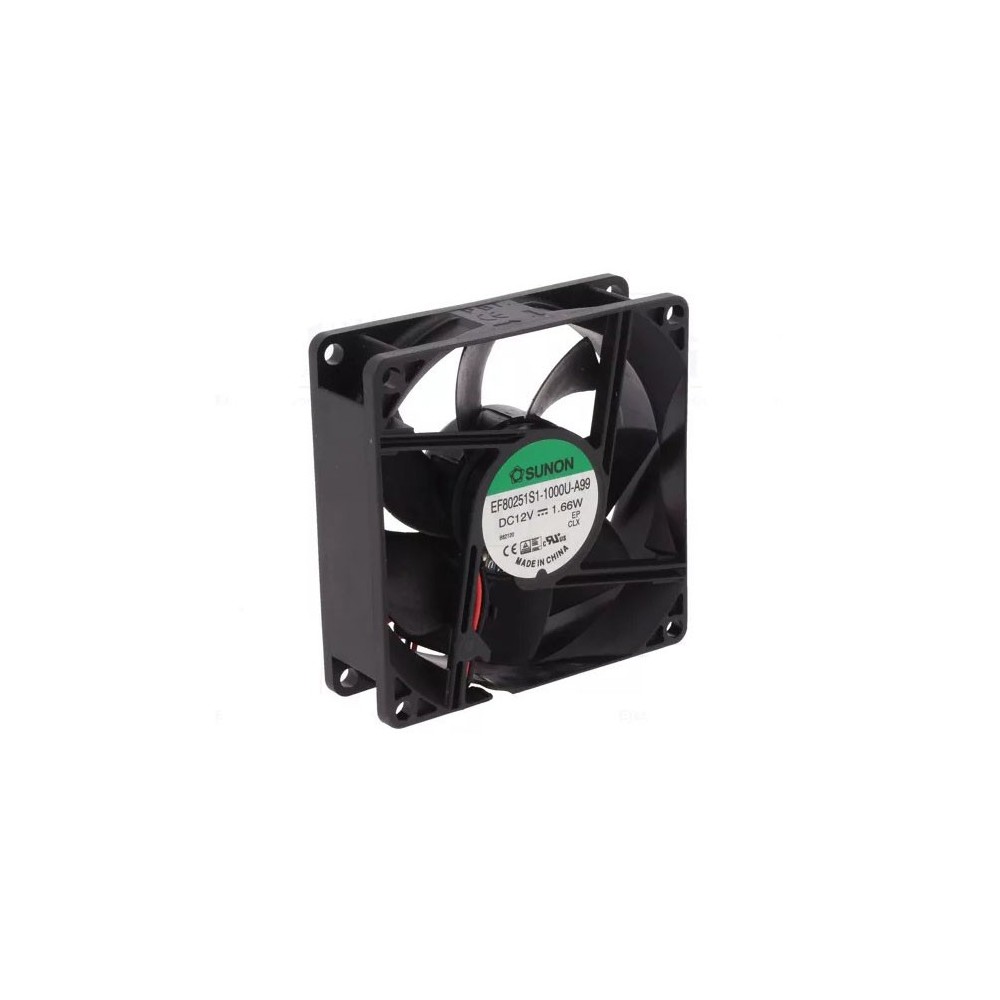 Ventilator 12VDC 80X25mm 1,66W