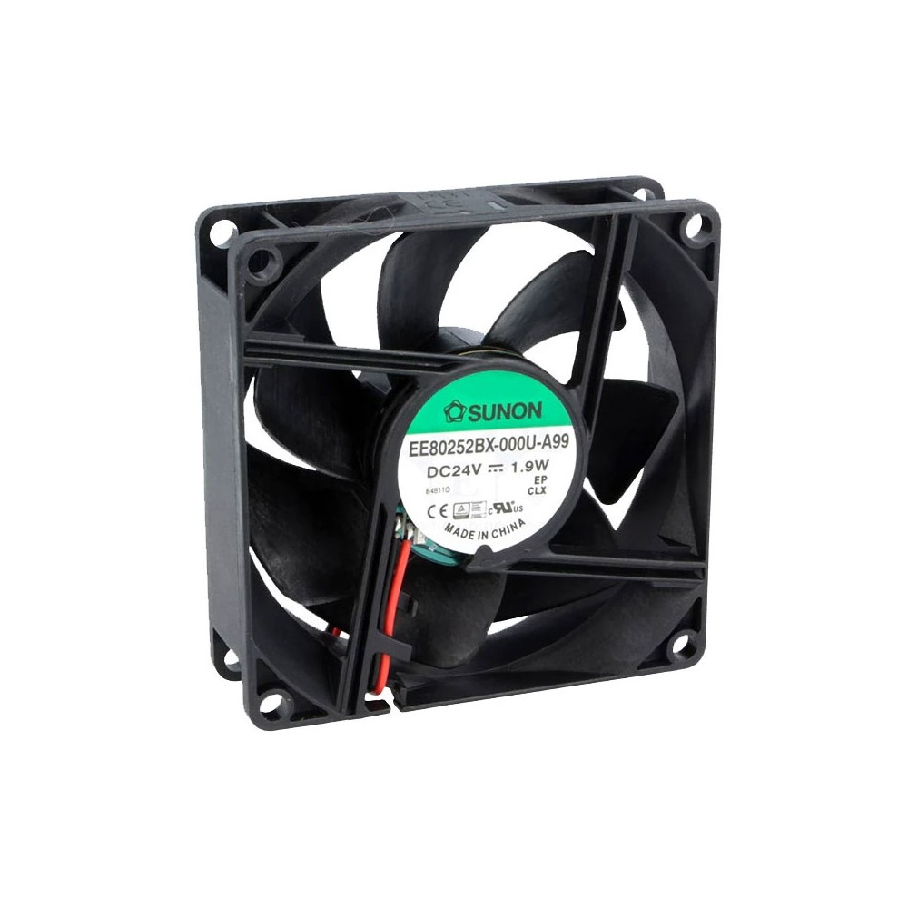 Ventilator 24VDC 80X25 lager 1,9W