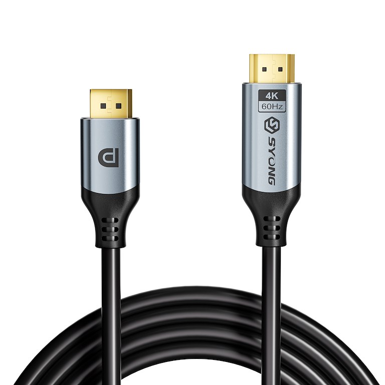 Kabl Displayport muški – HDMI muški, 4K 60Hz