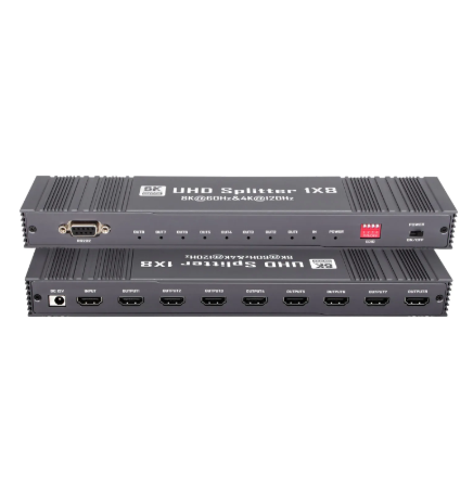 SYONG 8K HDMI 2.1b splitter 1×8 sa EDID kontrolom 1 ulaz na 8 izlaza