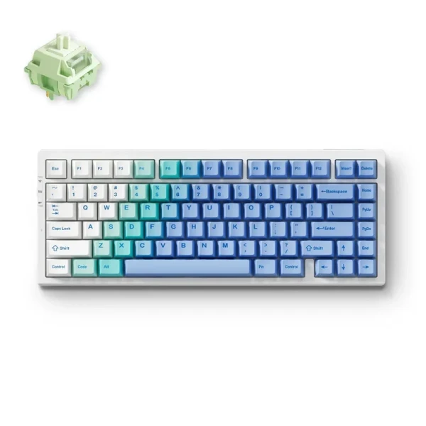 Bežična gaming tastatura MCHOSE G75 Pro Artic SnowMatcha Latte switchMehanical