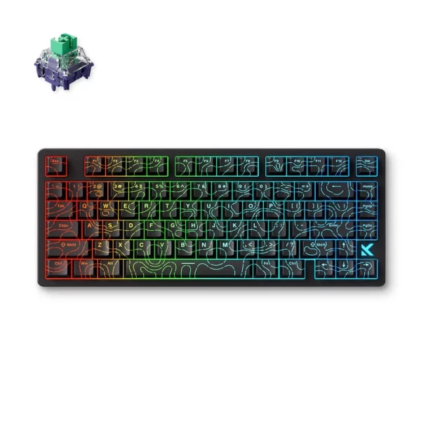 Gaming tastatura MCHOSE Jet 75 Black TopographicKailH Magtetic God switch