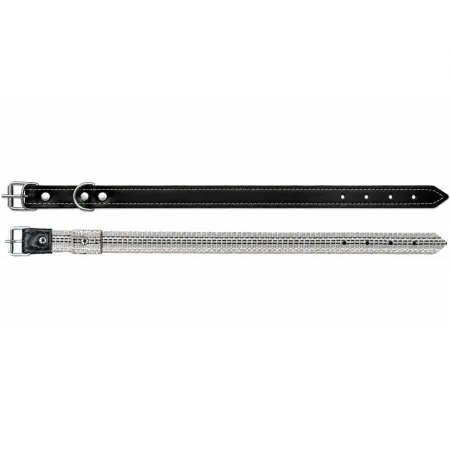 Ogrlica za psa koža - tekstil 25x500mm