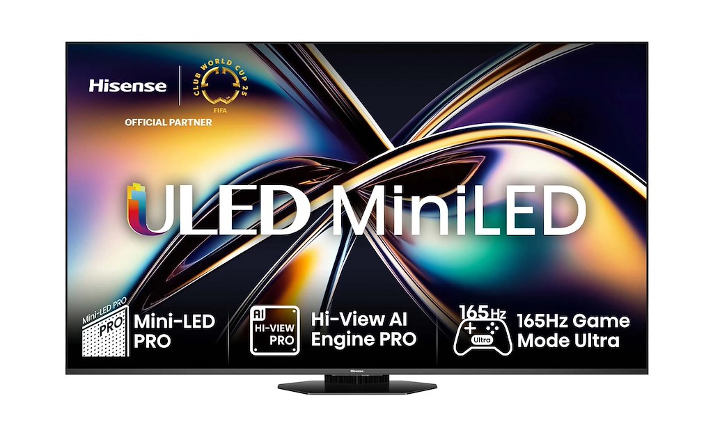 Hisense 85U8Q (85"/215cm) 4K UHD Mini-LED QLED 165Hz Gaming VIDAA Smart televizor