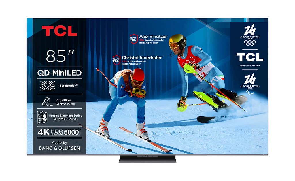 TCL 85C8K 85"(215cm) 4K UHD QD-miniLED 144Hz Google TV