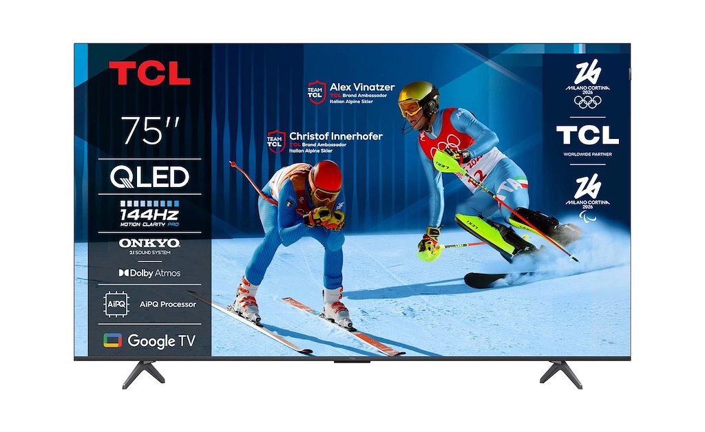 TCL 75P8K (75"/189cm) 4K UHD QLED Google Smart TV