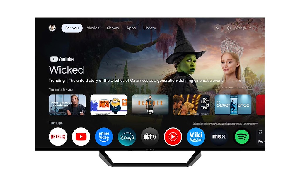 Tesla 43E655BFS (43"/109cm) Full HD LED Google Smart TV