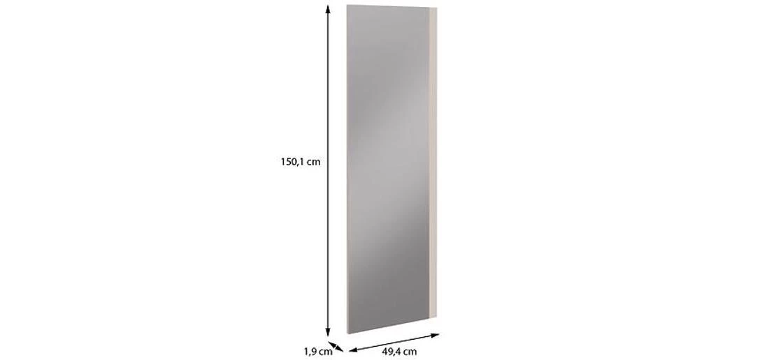 Moduklix fronta ormara sa ogledalom 150.1x49.4 cm pešcano bež