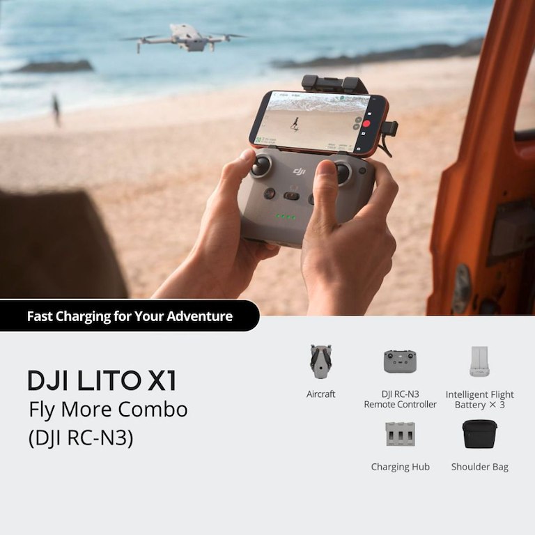 DJI Lito X1 Fly More Combo (DJI RC-N3)